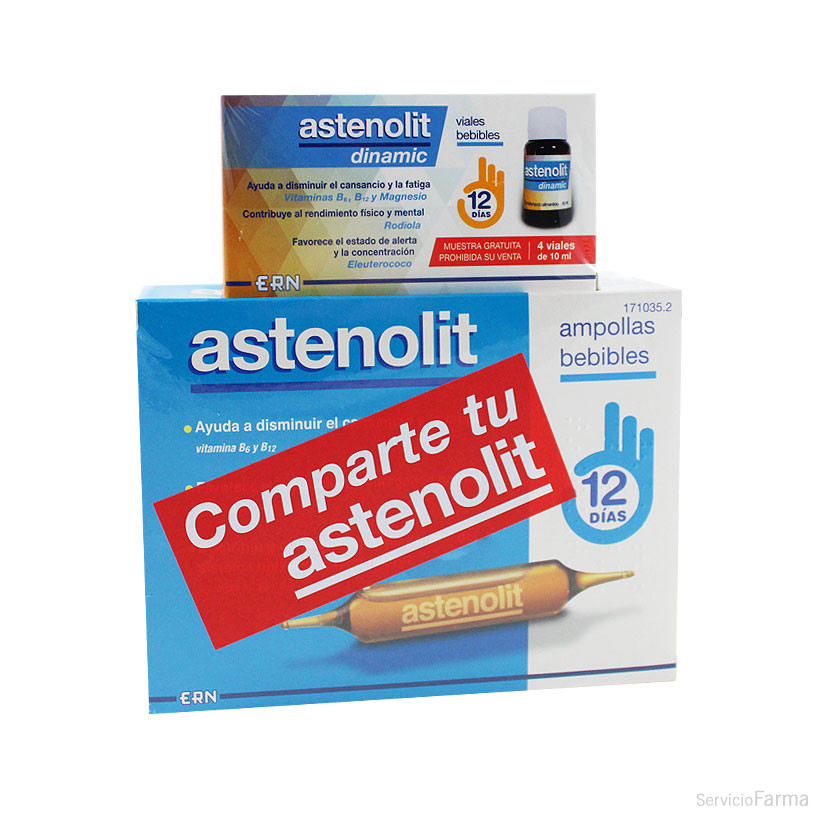 Astenolit 12 Ampollas Bebibles x 10 ml