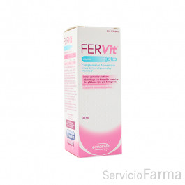 Comprar Fervit Líquido en gotas Hierro y vitamina D 30 ml online.