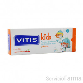Comprar Vitis Kids Gel Dentrífico 50 ml online. Envío gratis.