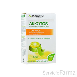 Comprar Arkotos Tos seca Sabor limón 24 comprimidos para chupar ...