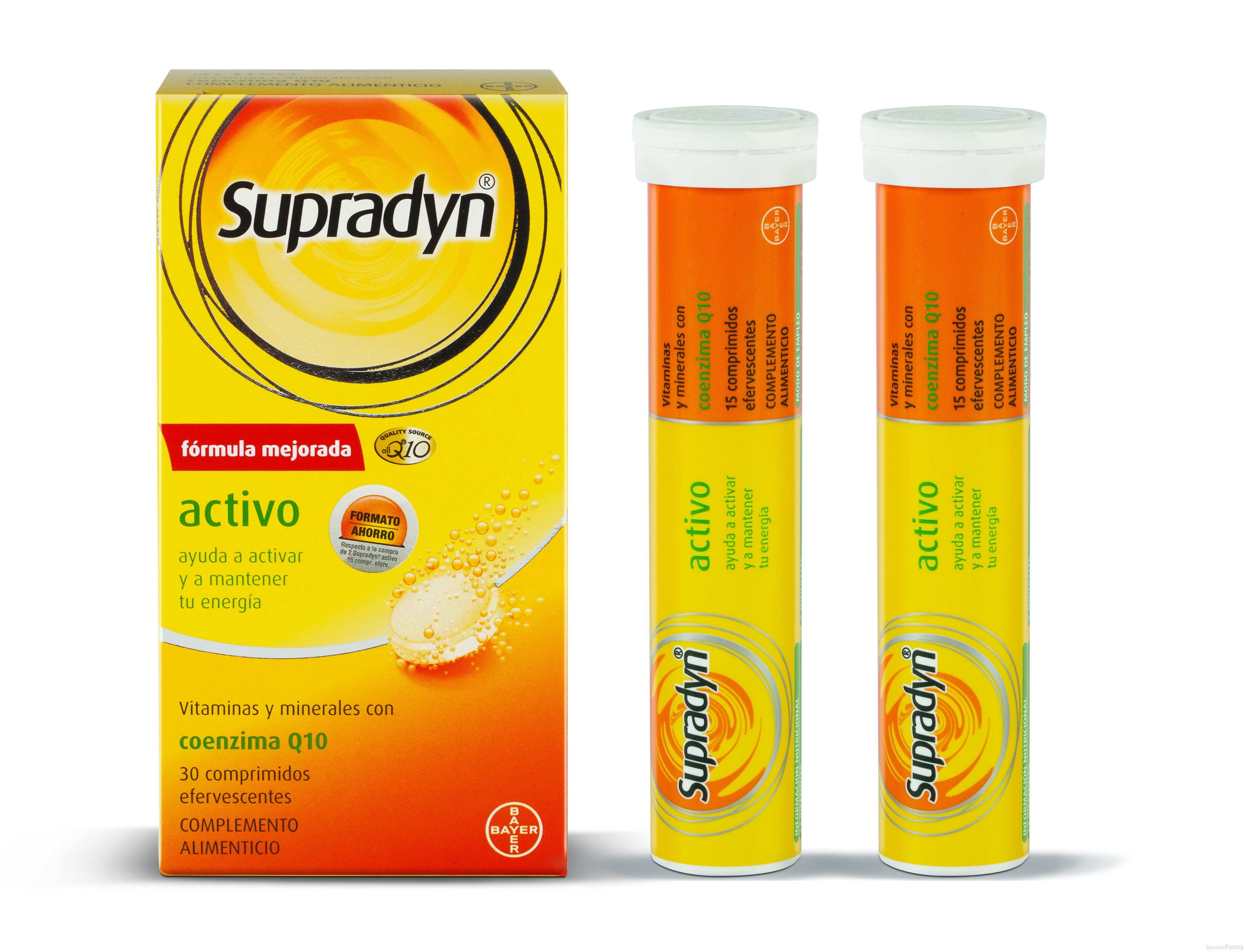 Supradyn Activo 30 comprimidos efervescentes